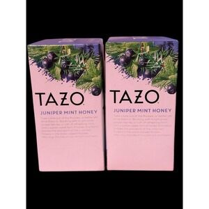 Kitchen | Tazo Tea 2 Boxes Of Juniper Mint Honey 16 Bags Each Box Total ...